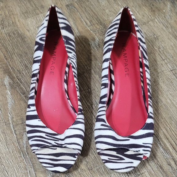 Rampage | Shoes | Rampage Isabelle Womans Animal Print Slip On Shoes ...